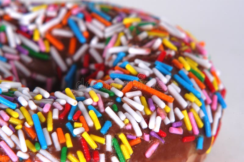 Doughnut with Sprinkles stock image. Image of confection - 729399