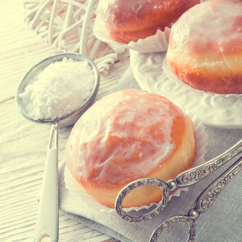 Doughnut - vintage style stock image. Image of dough - 37682605