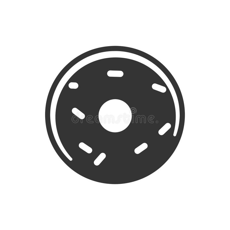 Doughnuts Icon stock vector. Illustration of glazed - 296705881