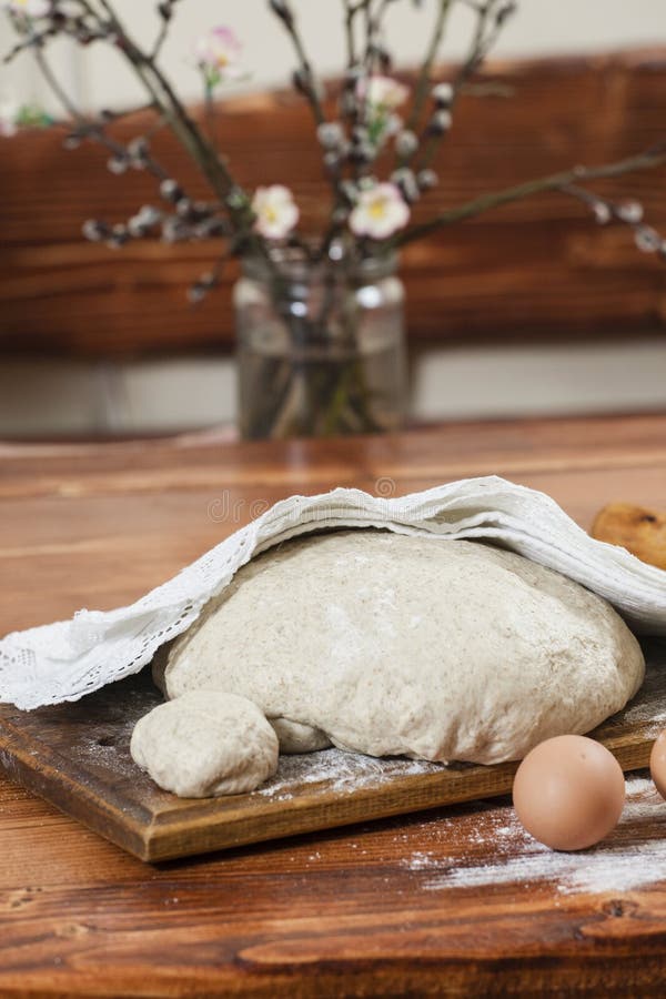 Dought stock image. Image of flour, home, kitchenware - 38442195