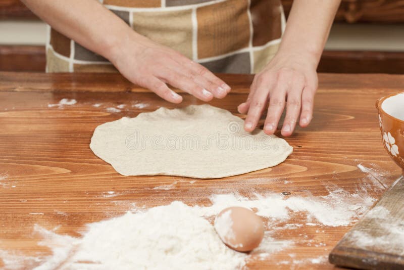 Dought stock image. Image of knead, kitchen, human, nourishment - 38611955