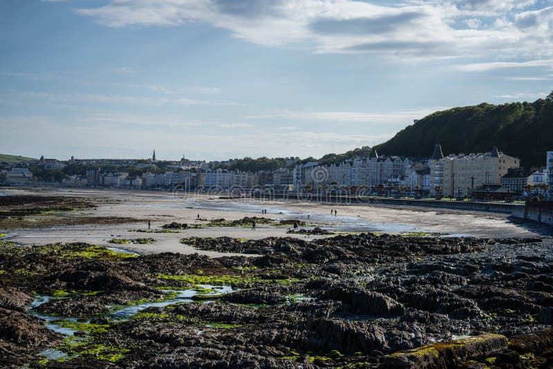 Douglas Bay at Low Tide , Isle of Man Stock Photo - Image of castle ...