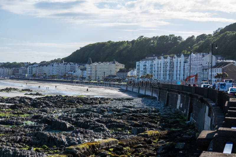 Douglas Bay at Low Tide , Isle of Man Stock Photo - Image of castle ...