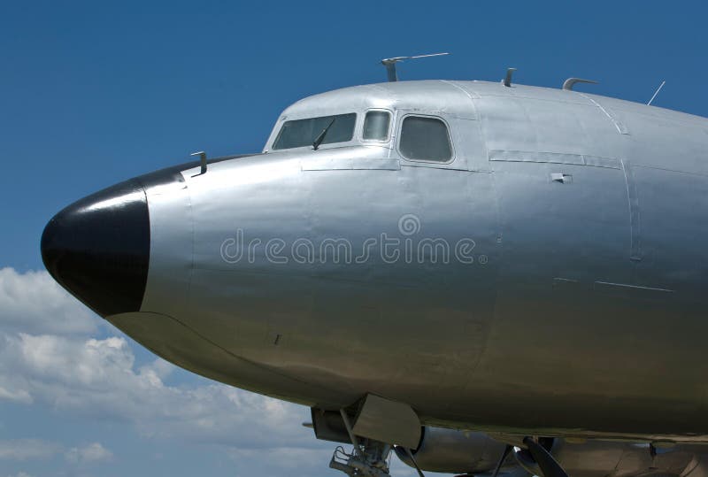 Douglas DC-7 cockpit stock image. Image of aviation, wingsvolar - 22491433