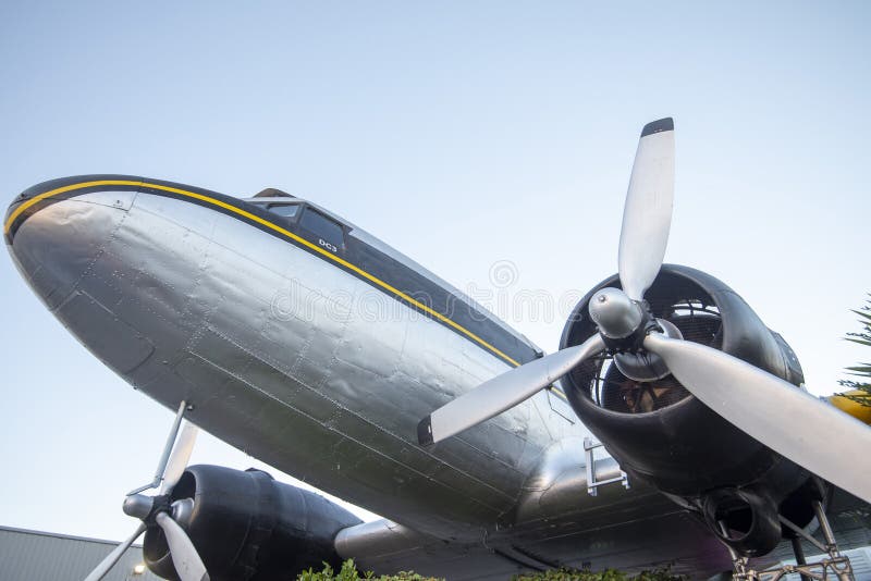 Douglas DC-3 Airplane editorial stock photo. Image of vintage - 328254063