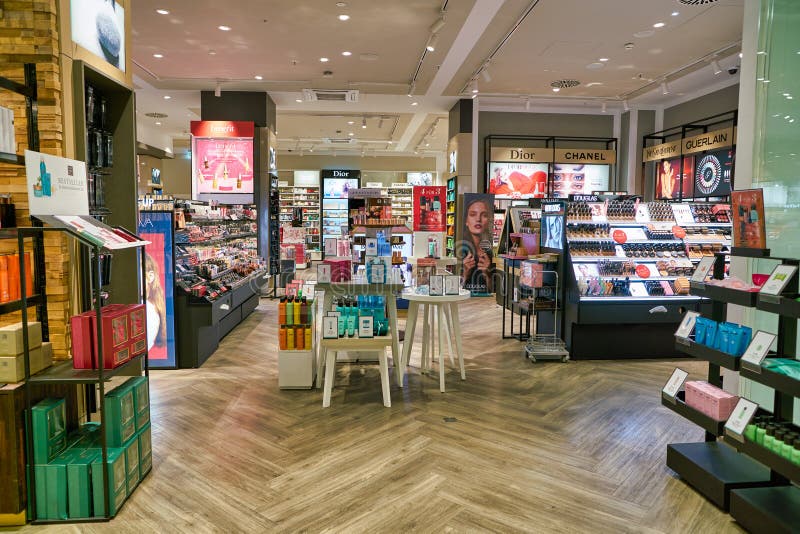 Interior Shot of Douglas Store in Mall of Berlin Editorial Photo ...
