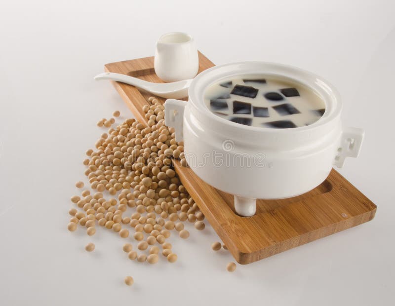 Douhua or Taiwanese Tofu Dessert and Tofu Pudding. Stock Photo - Image ...