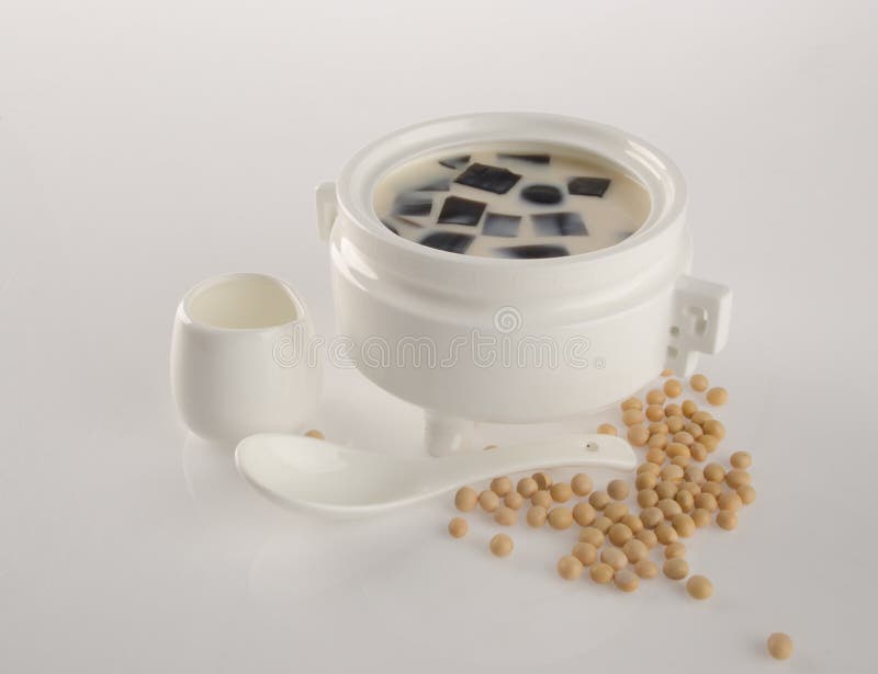 Douhua or Taiwanese Tofu Dessert and Tofu Pudding. Stock Photo - Image ...