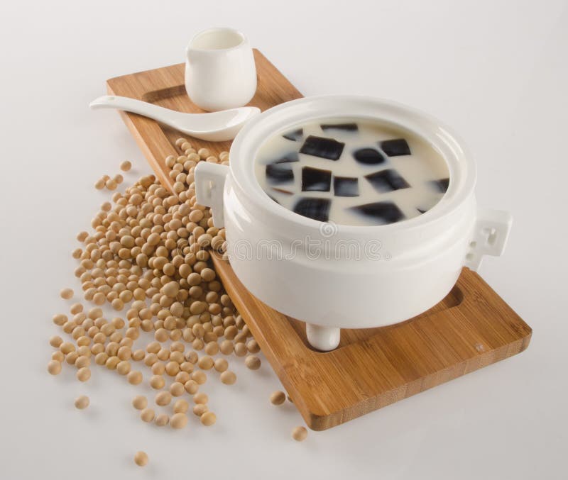 Douhua or Taiwanese Tofu Dessert and Tofu Pudding. Stock Photo - Image ...