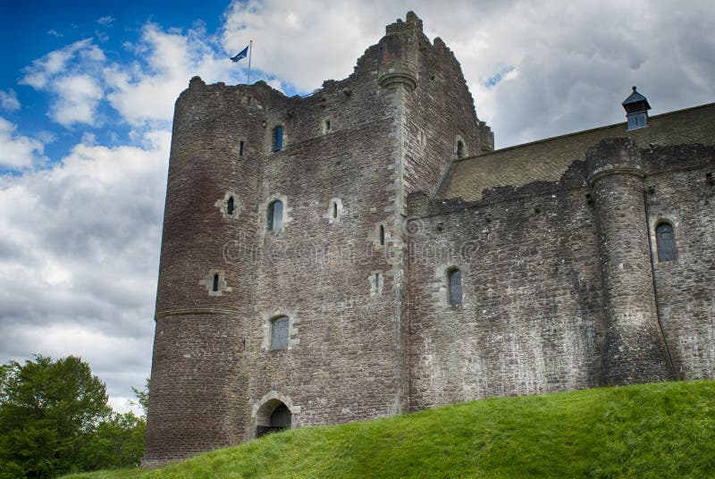Doune castle stock image. Image of heritage, cloud, fortress - 34010753
