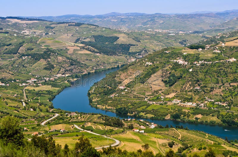 Douro Tal in Portugal stockfoto. Bild von kanal, horizontal - 21026952