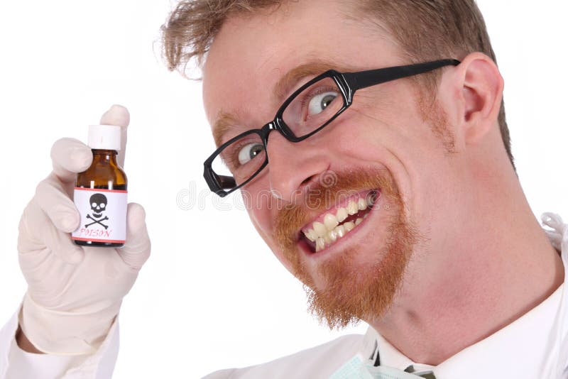 Doutor Com Frasco Do Veneno Foto de Stock - Imagem de inoperante ...