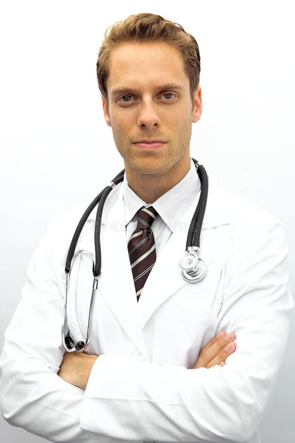 Doutor novo, doutor novo foto de stock. Imagem de hospital - 10754296