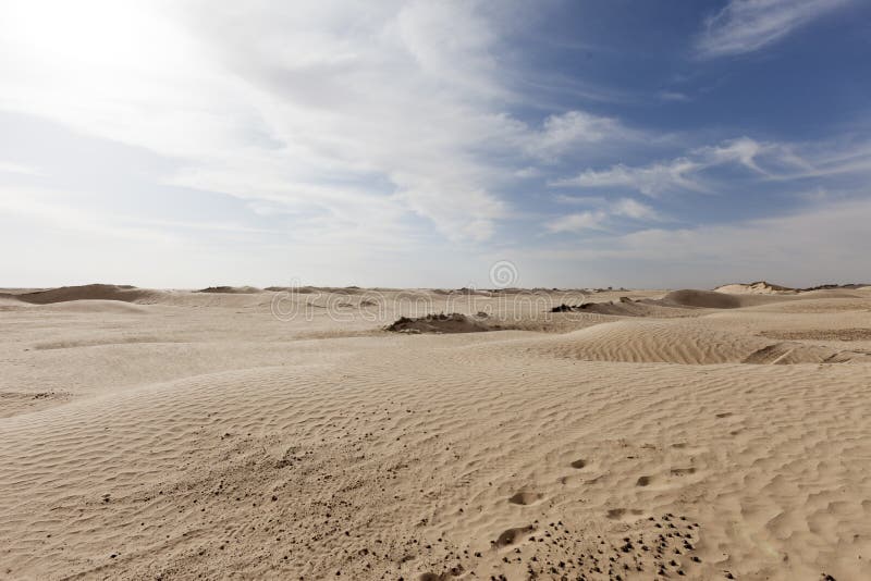Douz desert, Tunisia stock image. Image of sand, clouds - 30375849