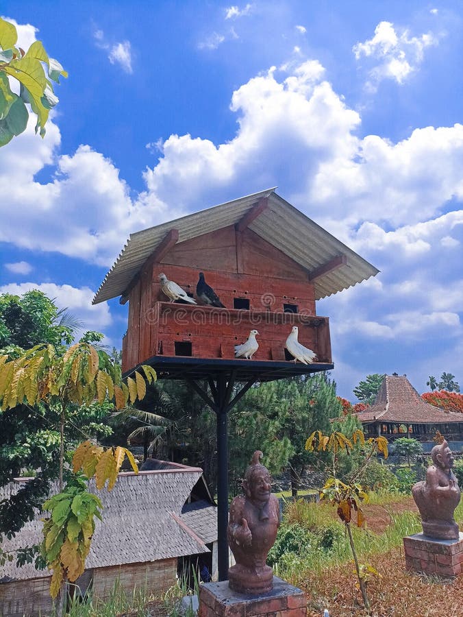 Dove House, Birdhouse, Animal House in Garden Stock Image - Image of ...