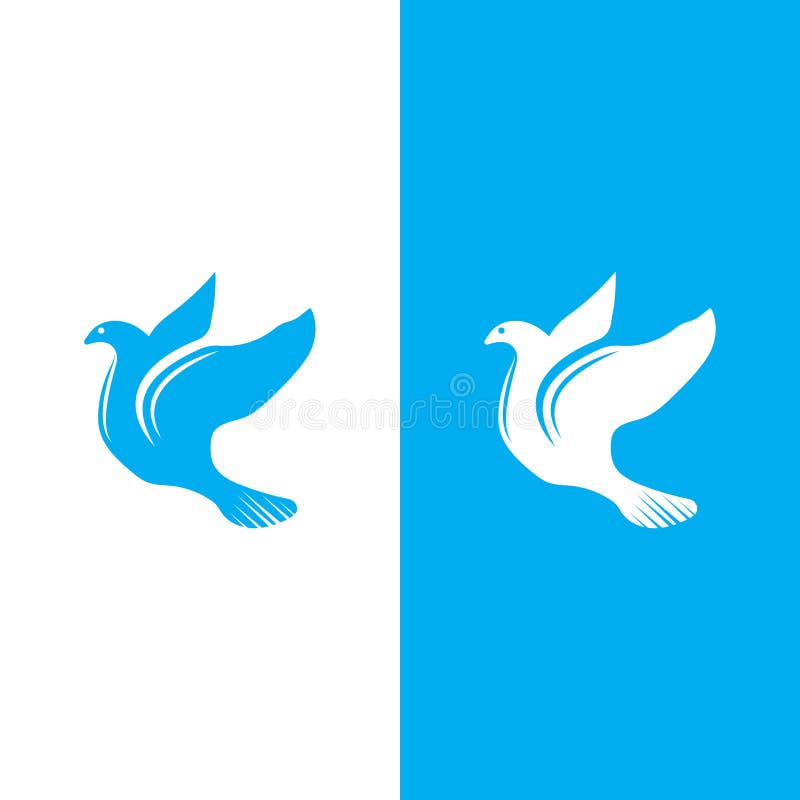 Dove Bird Logo Vector Design Stock Vector - Illustration of element ...