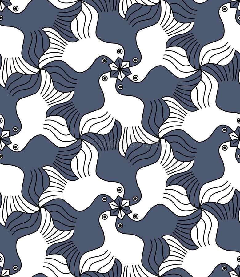 Birds Tessellation Stock Illustrations – 20 Birds Tessellation Stock ...