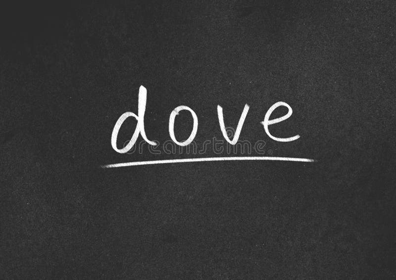 Dove stock image. Image of text, concept, blackboard - 196914411