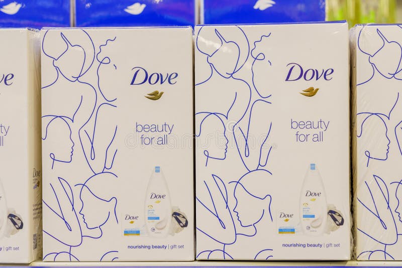 Dove T Set For Women On The Store Shelf Illustrative Editorial February 24 2022 Beltsy
