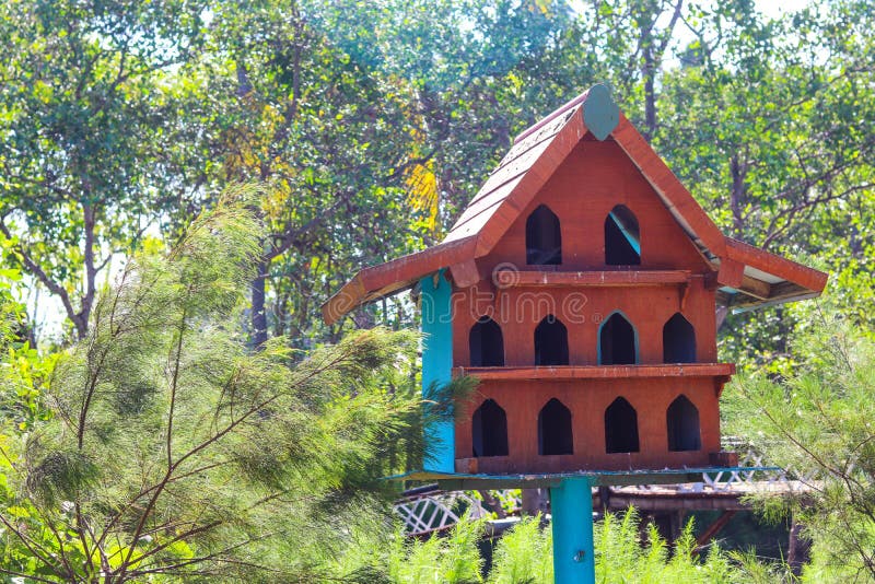 The Dove House is Made of Wood and Placed on a Height. in Java Known As ...