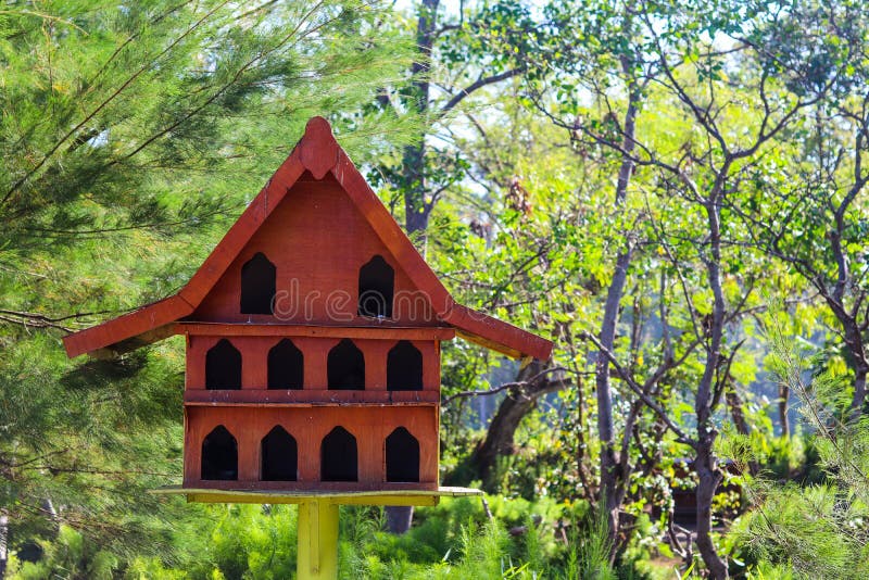 The Dove House is Made of Wood and Placed on a Height. in Java Known As ...