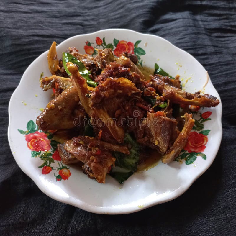 This is a Dove Meat Dish that is Ready To Be Served Stock Photo - Image ...