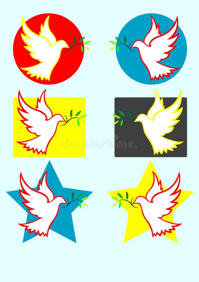 Peace dove stock vector. Illustration of peace, compromise - 27716169