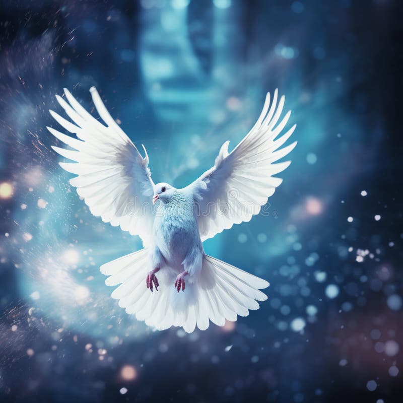 Dove of Peace Cover stock illustration. Illustration of dove - 299684038
