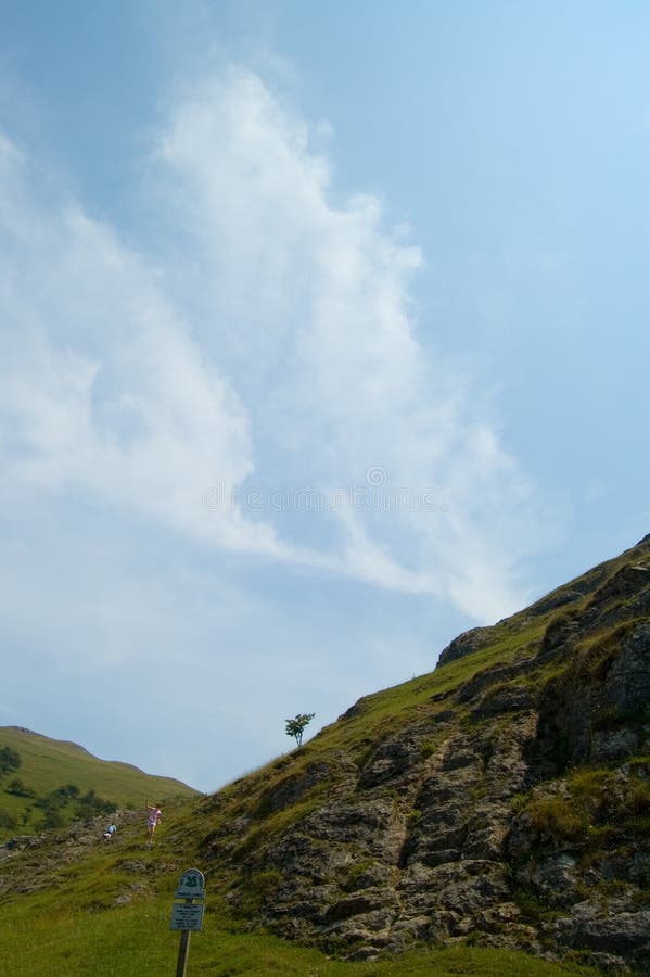 Dovedale Valley stock photo. Image of dovedale, blue, scenic - 1003750