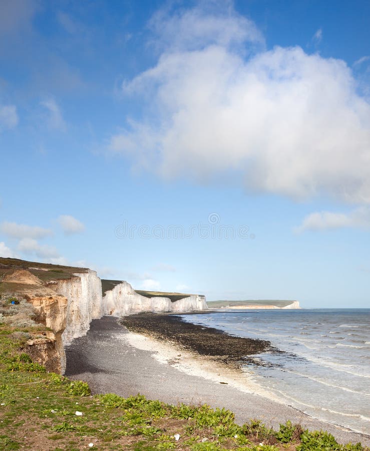 Dover britain white cliffs stock image. Image of pebble - 28263303