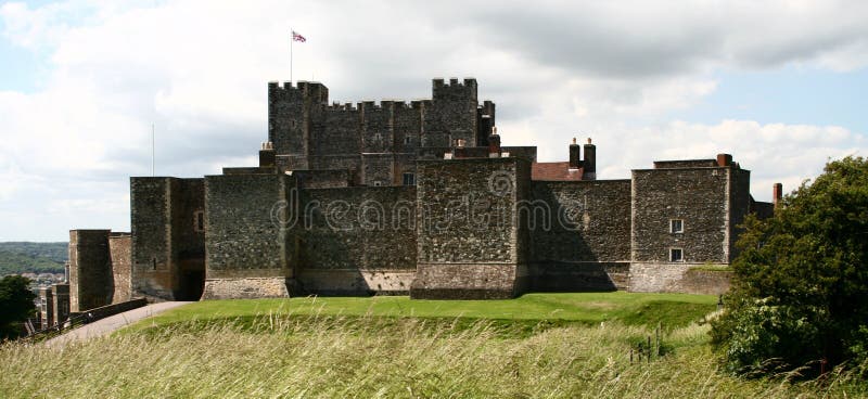 Dover castle stock photo. Image of strategic, flag, view - 8330792