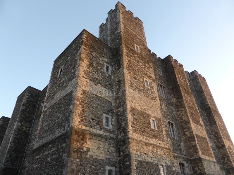 Dover Castle n the sun stock photo. Image of castle - 152327716