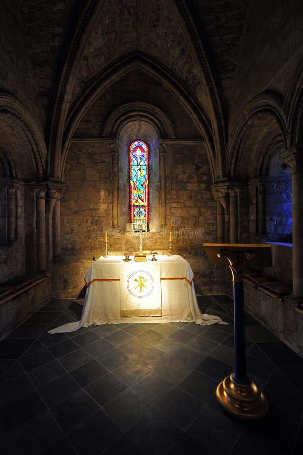 Dover Castle Keep Chapel stock photo. Image of glass - 12330398