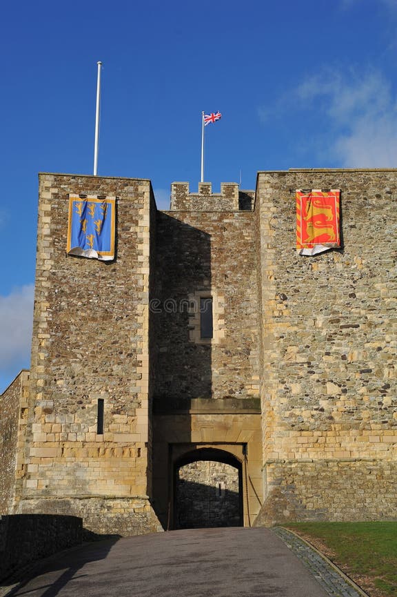 Dover Castle Keep tower stock image. Image of landmark - 12323097