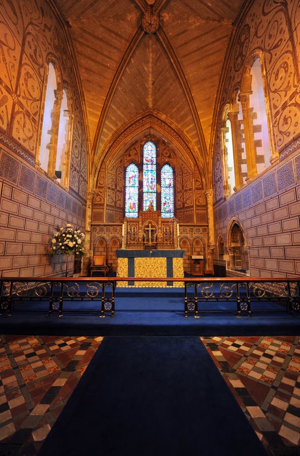 Dover Castle Saxon Church Interior Stock Image - Image of military ...