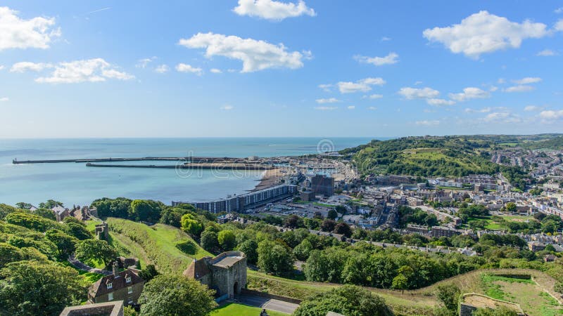 Dover Castle in Kent, England Stock Photo - Image of castle, strategic ...