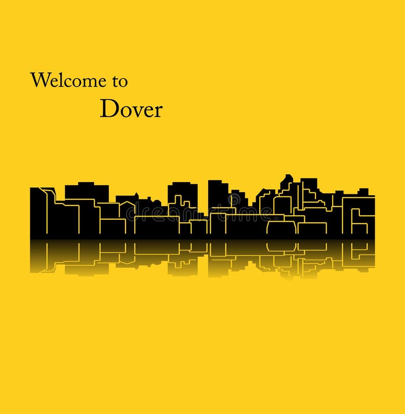 Dover, Delaware ( City Silhouette ) Stock Vector - Illustration of ...
