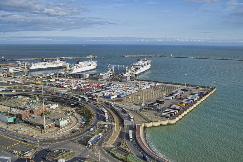 Cruise Passengers Outside the Dover Cruise Terminal, UK Editorial ...