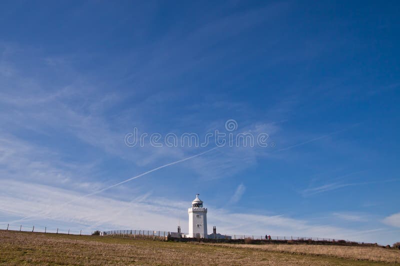 Dover s Lighthouse stock photo. Image of chalk, empty - 44339168