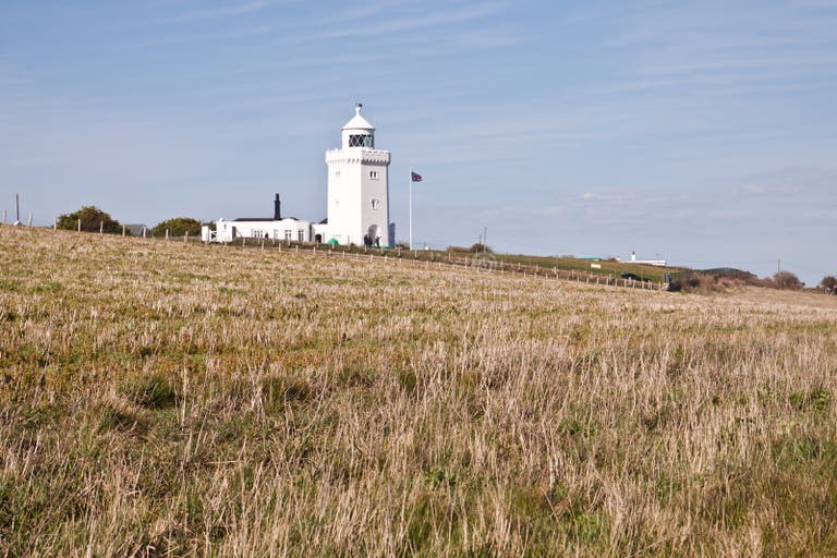 Dover s Lighthouse stock image. Image of cliff, beacon - 44339195