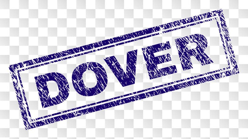 Grunge DOVER Rectangle Stamp Stock Vector - Illustration of rubber ...