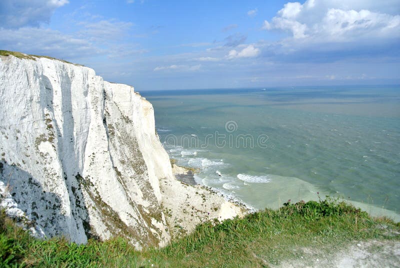 Dover White Cliffs stock photo. Image of border, lighthouse - 96121168