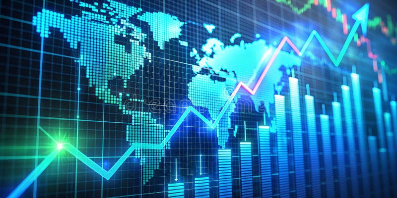 The Dow Jones Industrial Average Grows in the Style of Octane Render ...