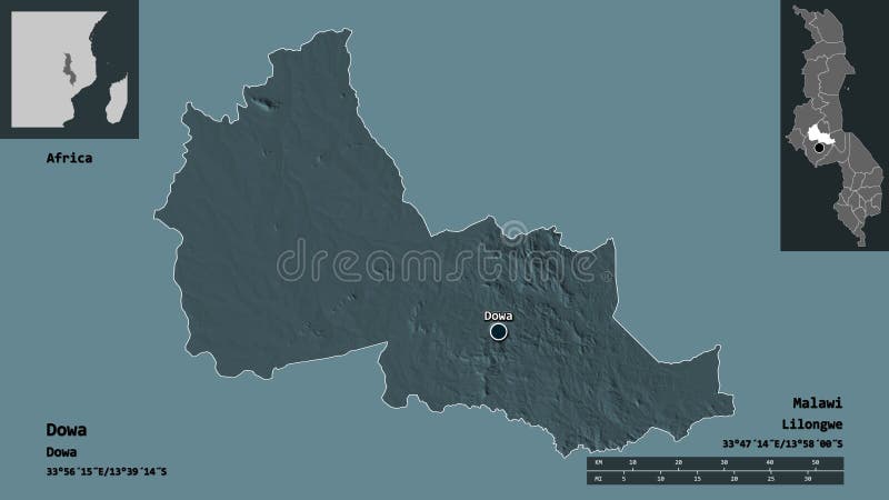 Dowa, District of Malawi,. Previews. Administrative Stock Illustration ...