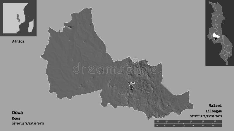 Dowa, District of Malawi,. Previews. Bilevel Stock Illustration ...
