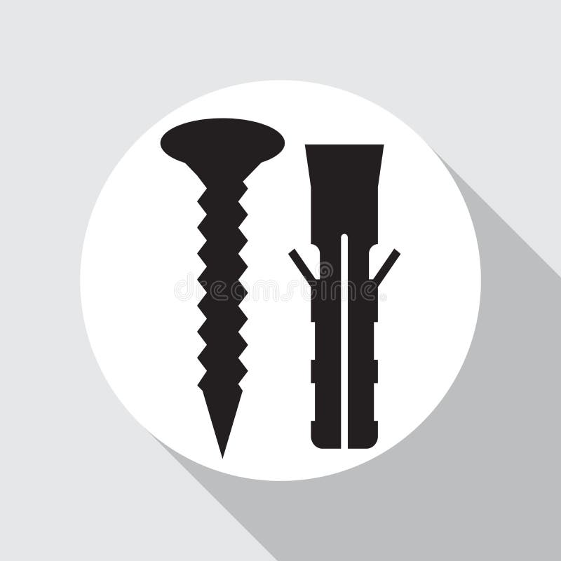 Dowel Icon, Symbol. Fastening Element. Vector Stock Vector ...