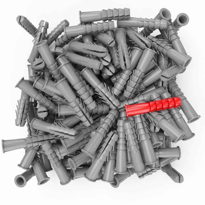 Dowel red stock illustration. Illustration of path, white - 63156750