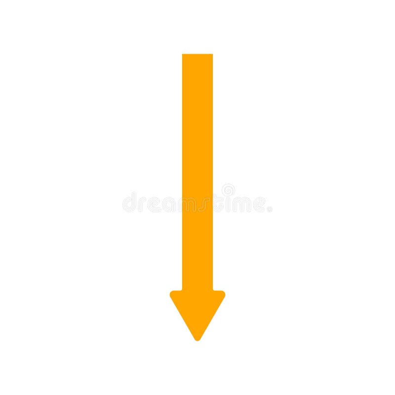 Down Arrow stock illustration. Illustration of balance - 5725583