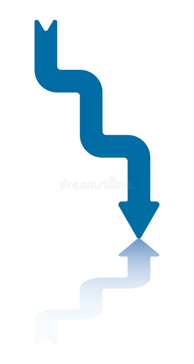 Declining Arrow Stock Illustrations – 1,201 Declining Arrow Stock ...
