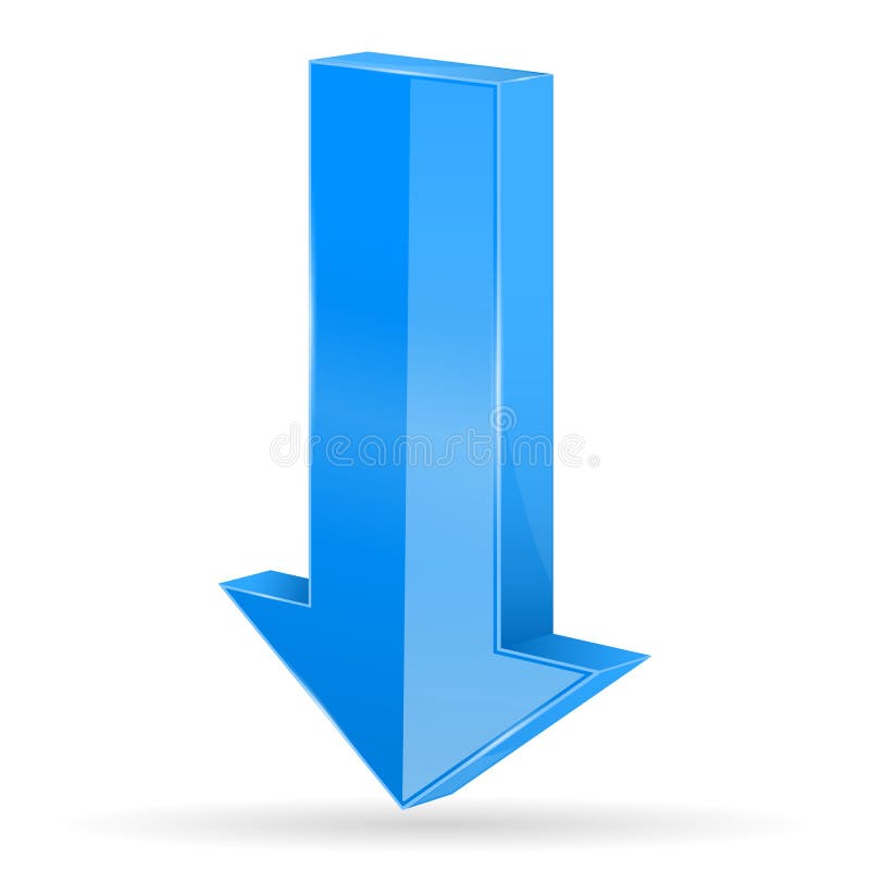 Straight Blue Arrow Stock Illustrations – 3,067 Straight Blue Arrow ...